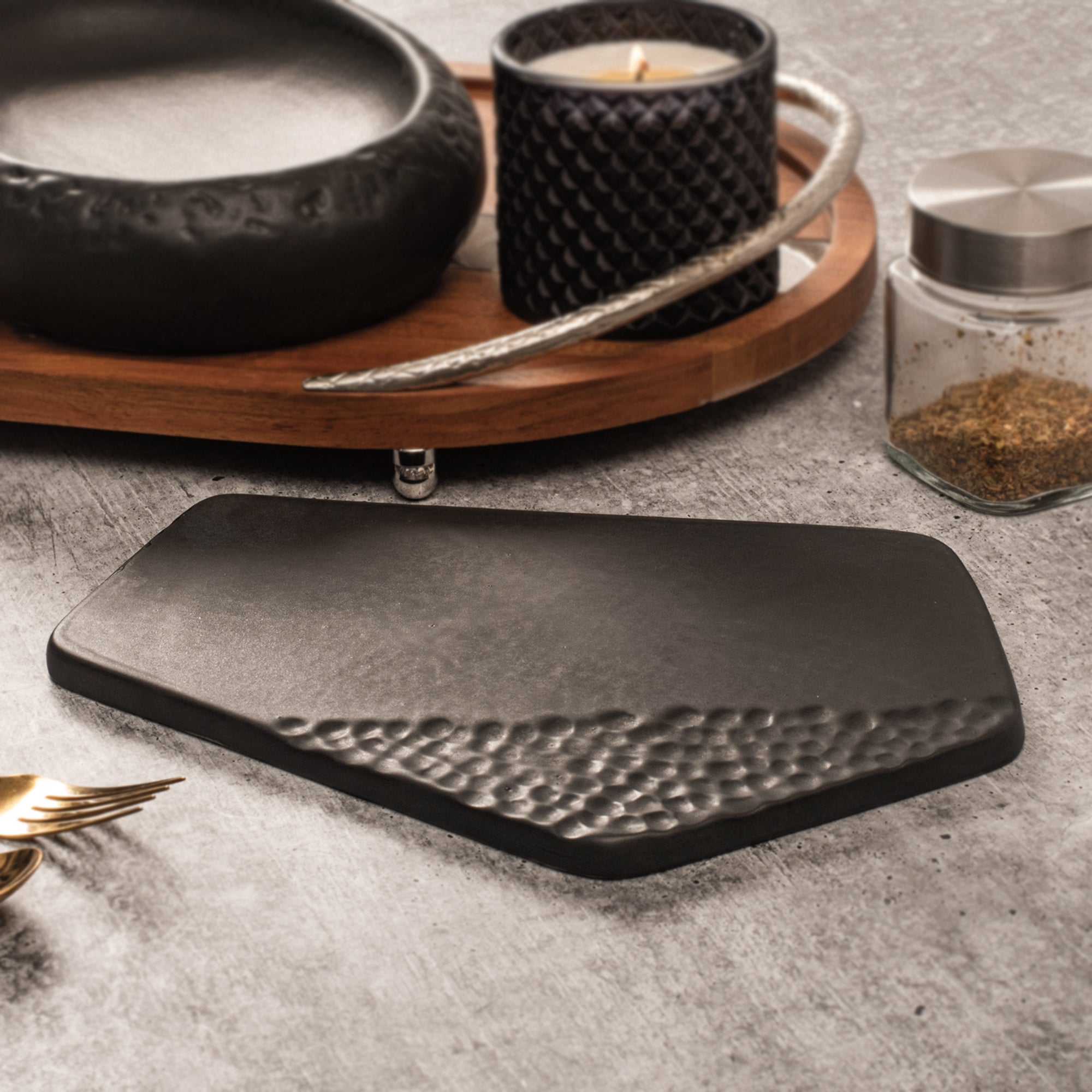Flat Stoneware Platter